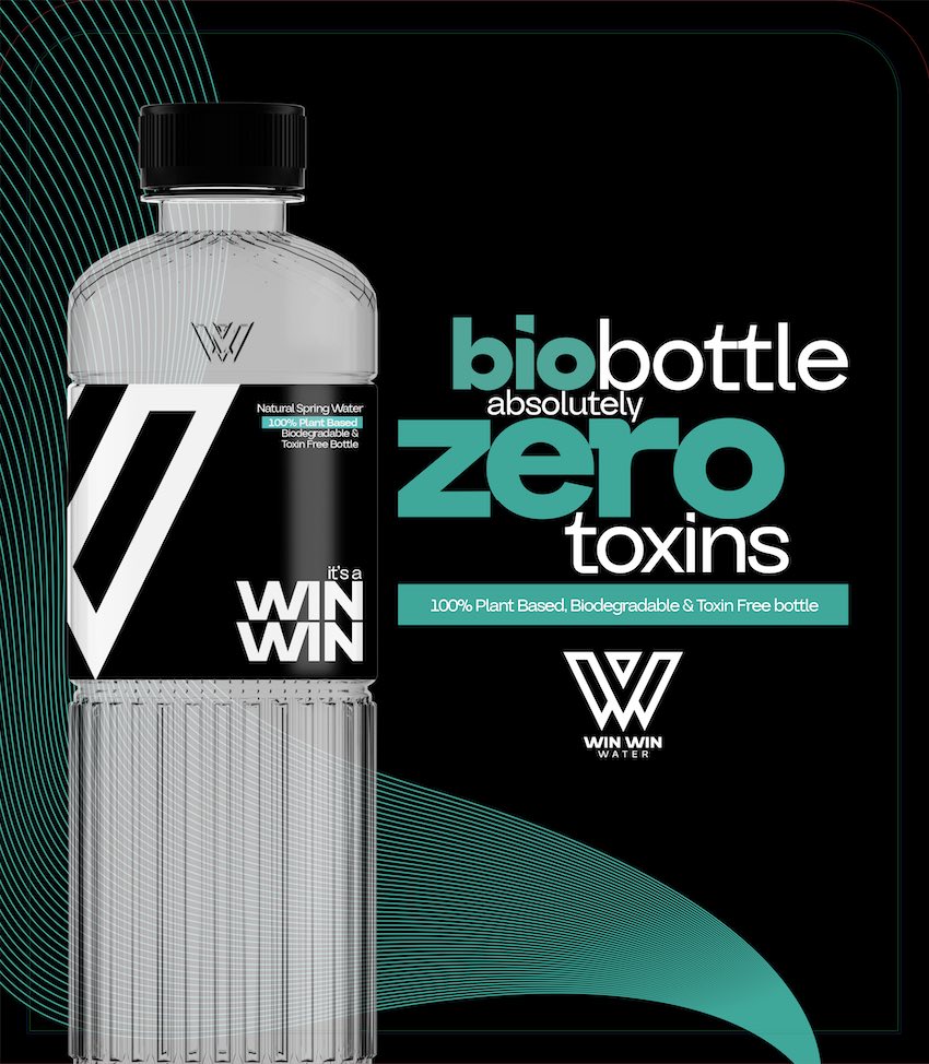Win Win Water Introduces 100% Plant-Based, Biodegradable Bottles ...