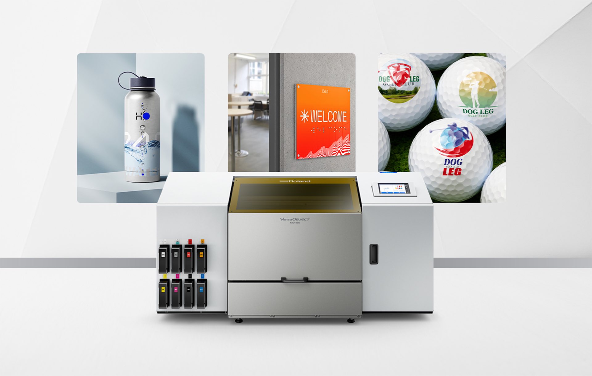 Roland DGA Introduces New VersaOBJECT MO-180 Benchtop UV Flatbed Printer - WhatTheyThink