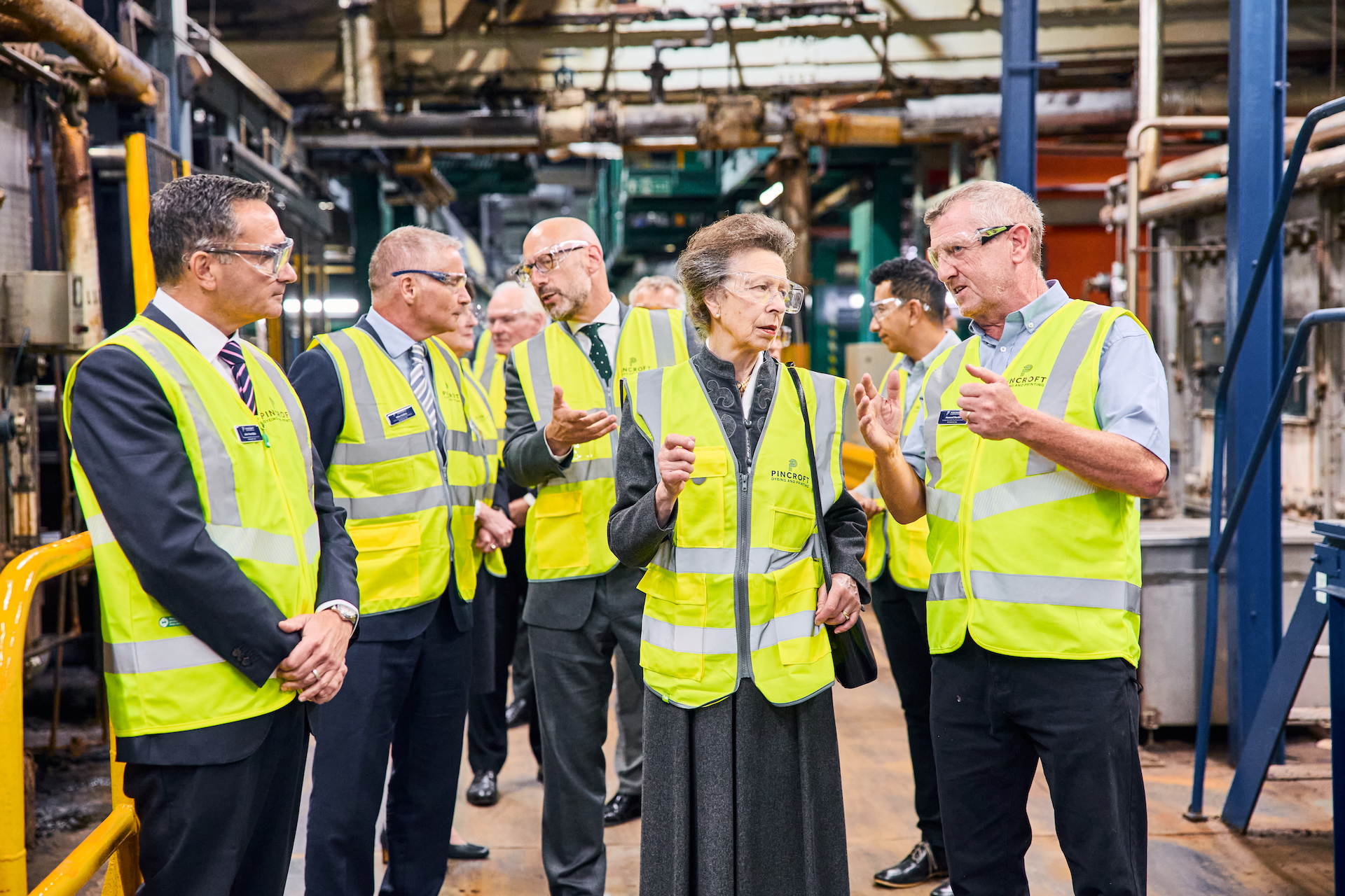 Royal Visit Celebrates Pincroft Role in Military Textiles - WhatTheyThink