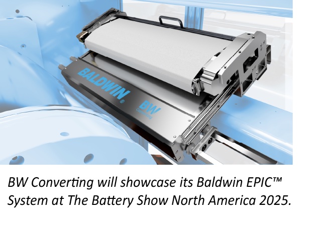 BW Converting to Demonstrate Baldwin EPIC™ System at The Battery Show ...