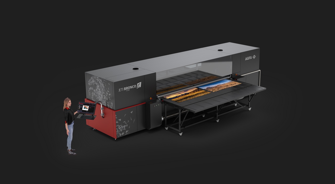Agfa Empowers Innovation with Inkjet Showcase and Jeti Bronco H3300 HS ...