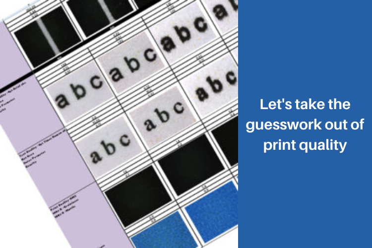 Let Data Drive your Print Quality Comparisons - WhatTheyThink