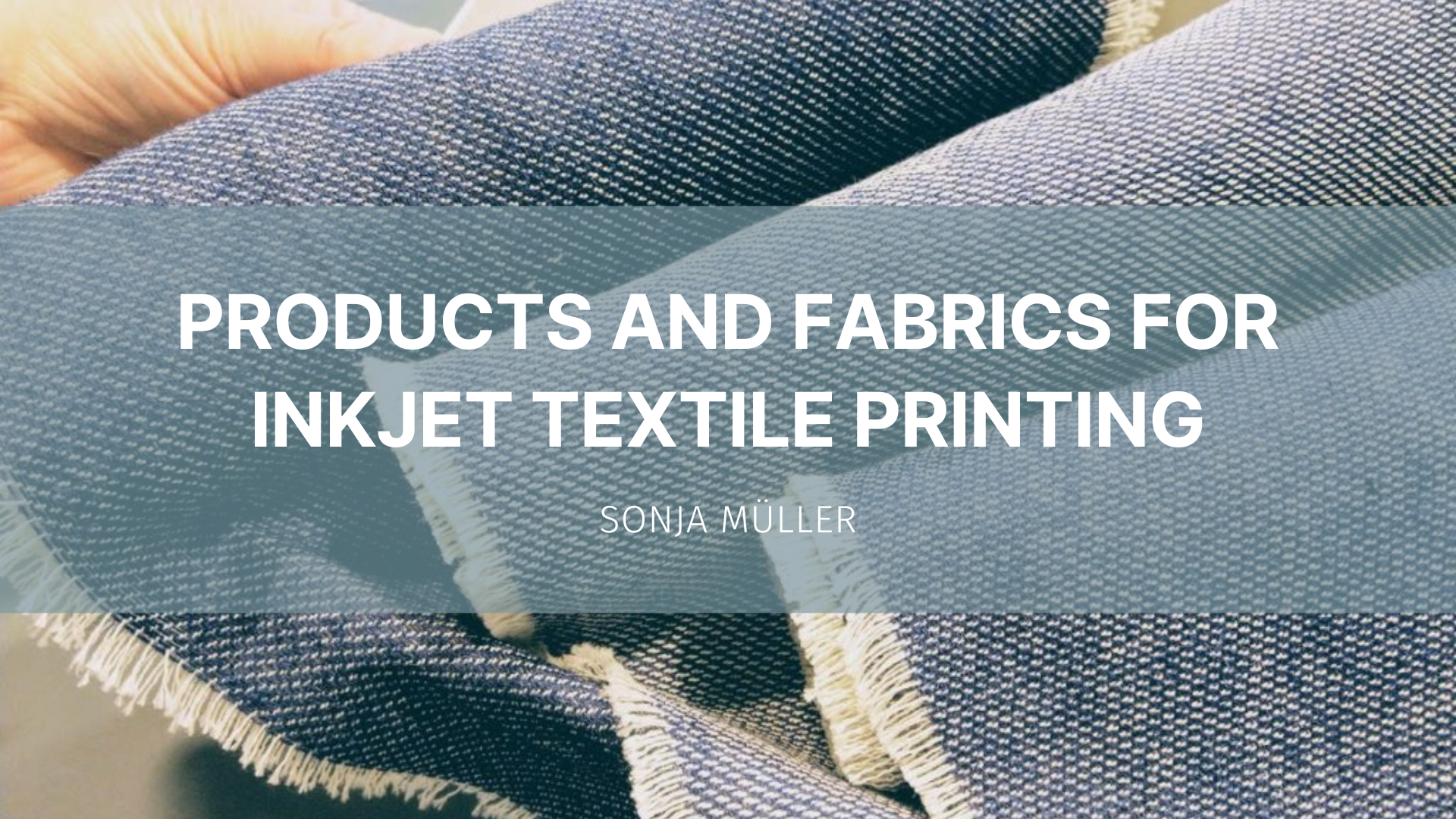 Products and fabrics for inkjet textile printing - WhatTheyThink